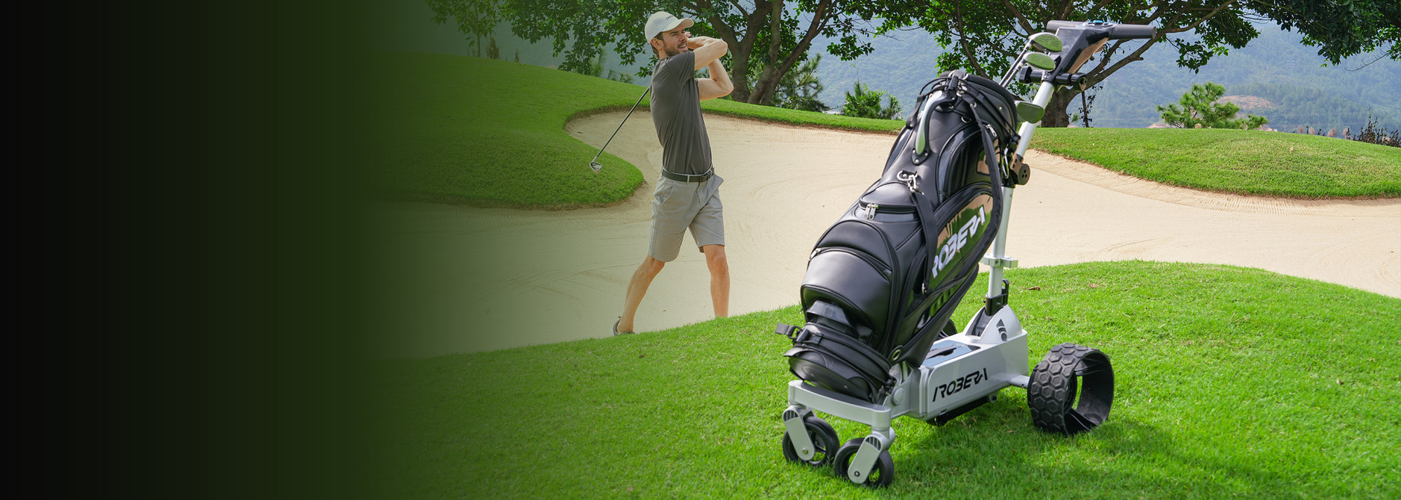 AI-Powered Golf Caddy, Electric Golf Cart - Robera®